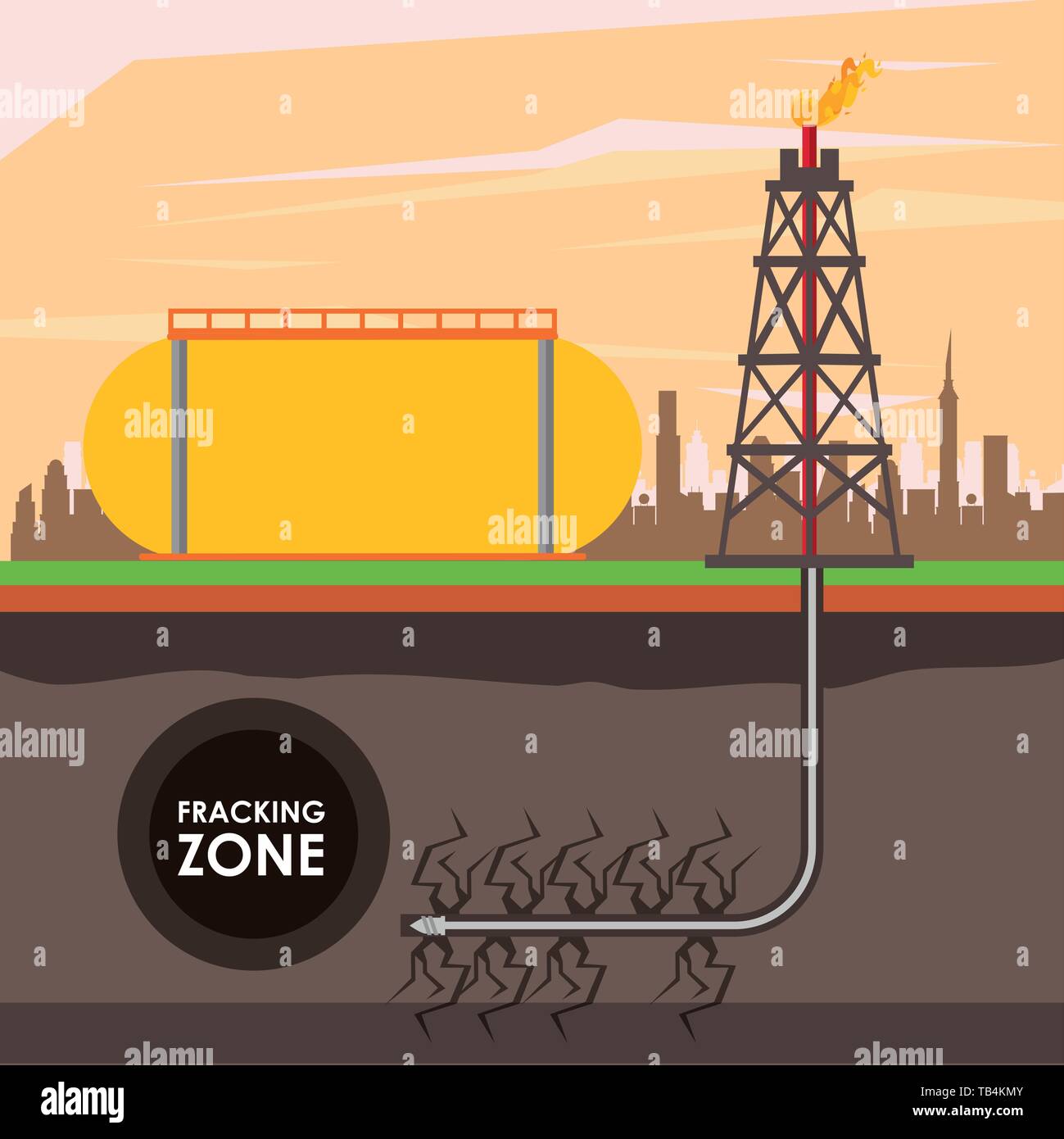Fracking Stock Vector Images - Alamy