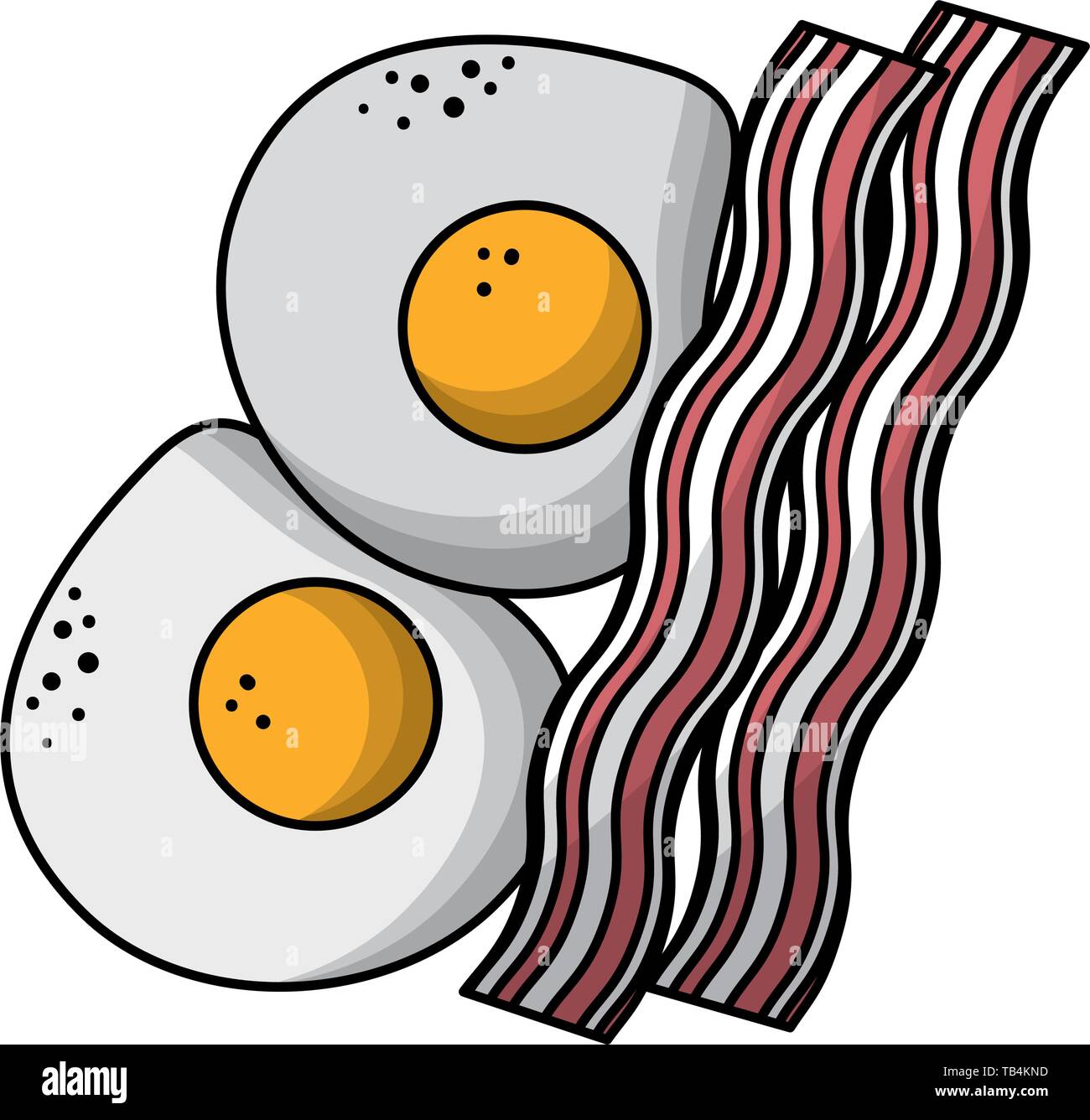 Breakfast morning food cartoons Stock Vector Image & Art - Alamy