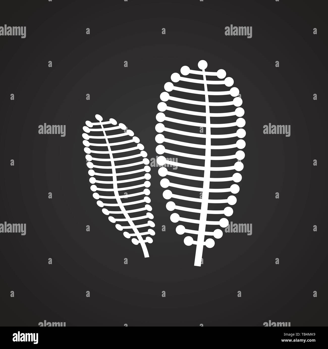 Coral icon on background for graphic and web design. Simple ...