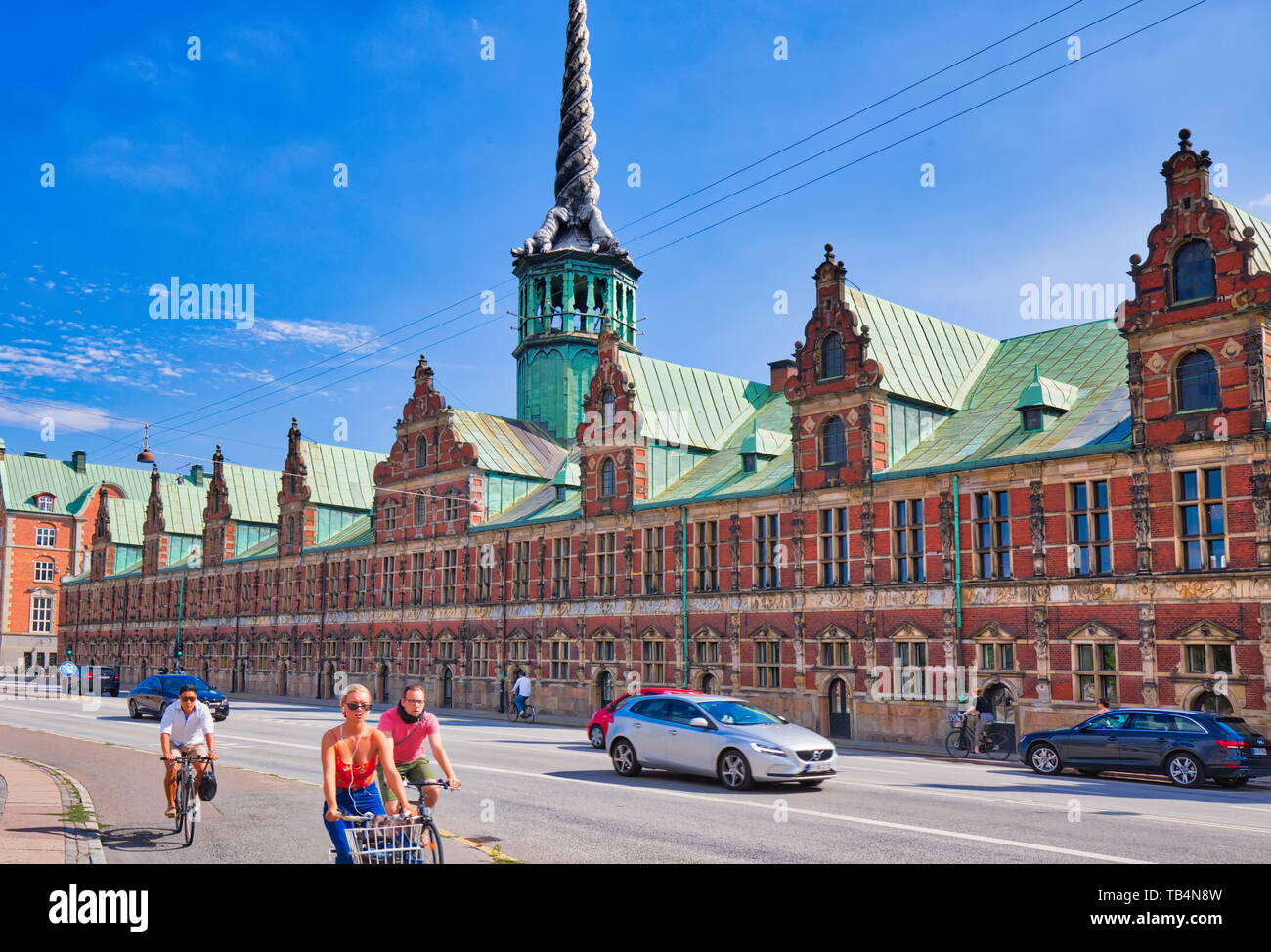 Copenhagen, Denmark-2 August, 2018: Borsen Stock Exchange building in ...