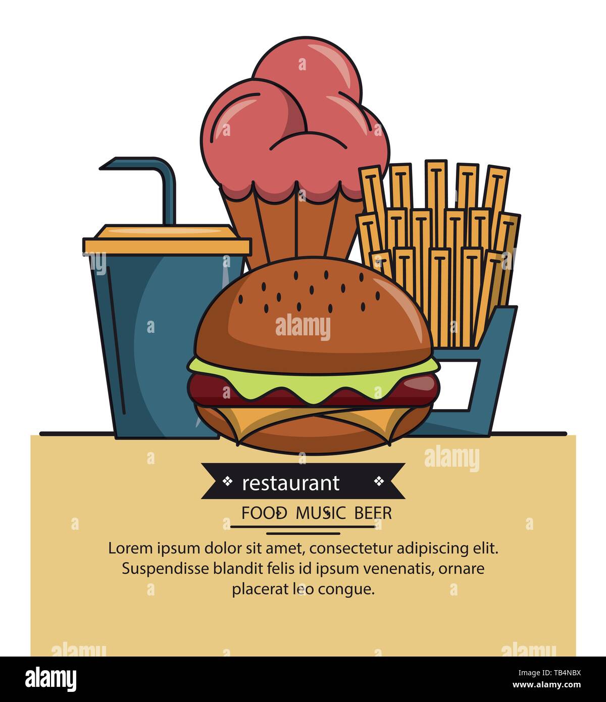 Restaurant infographic poster Stock Vector Image & Art - Alamy