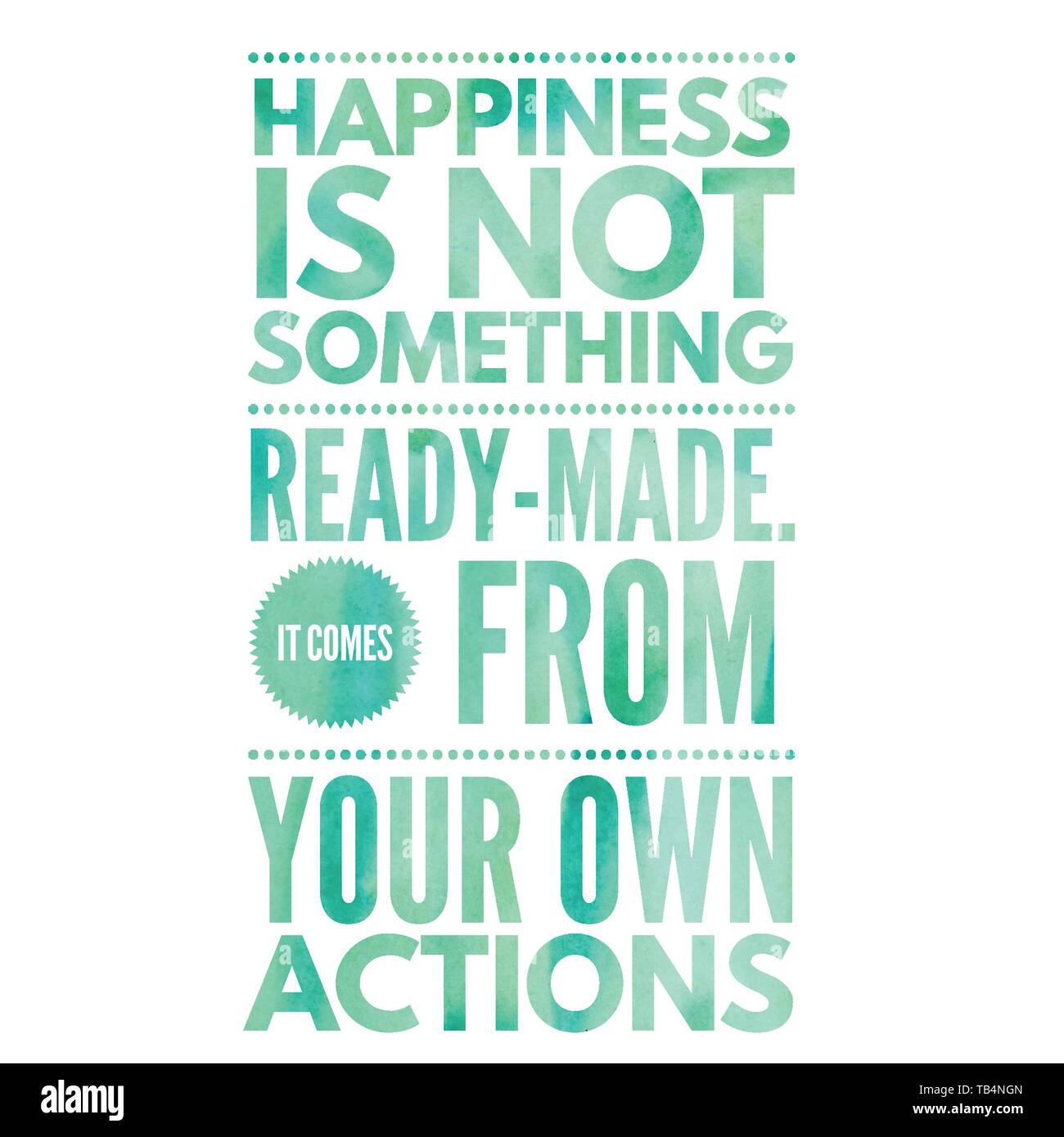 Motivational and inspiring quotes for happy life Stock Photo - Alamy