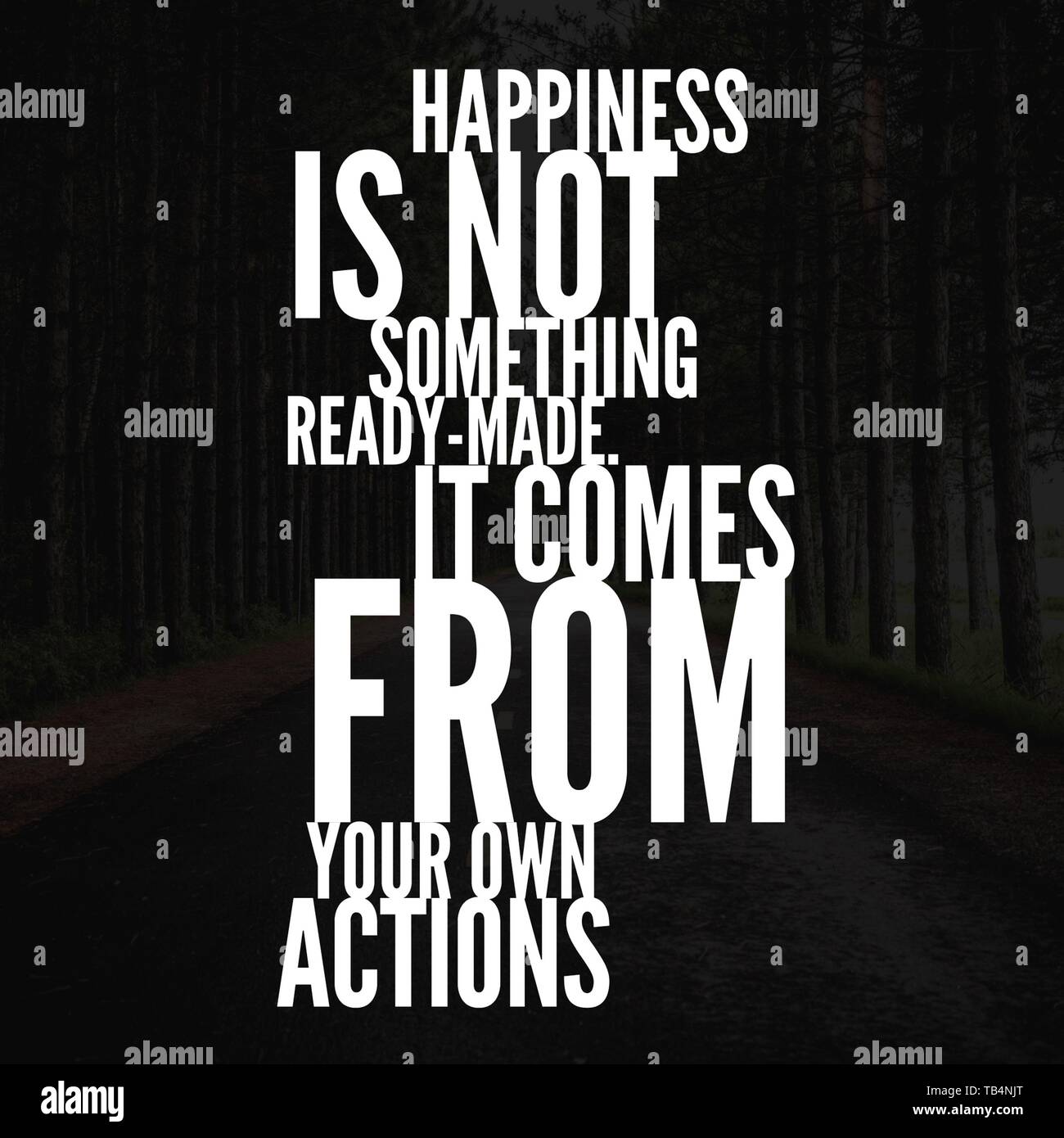 Motivational and inspiring quotes for happy life Stock Photo - Alamy