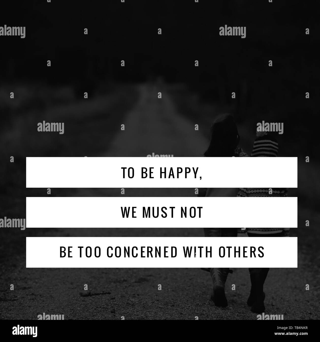 Motivational and inspiring quotes for happy life Stock Photo - Alamy