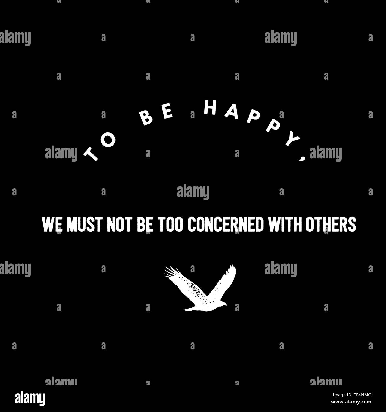 Inspirational motivational quote wish Black and White Stock Photos ...