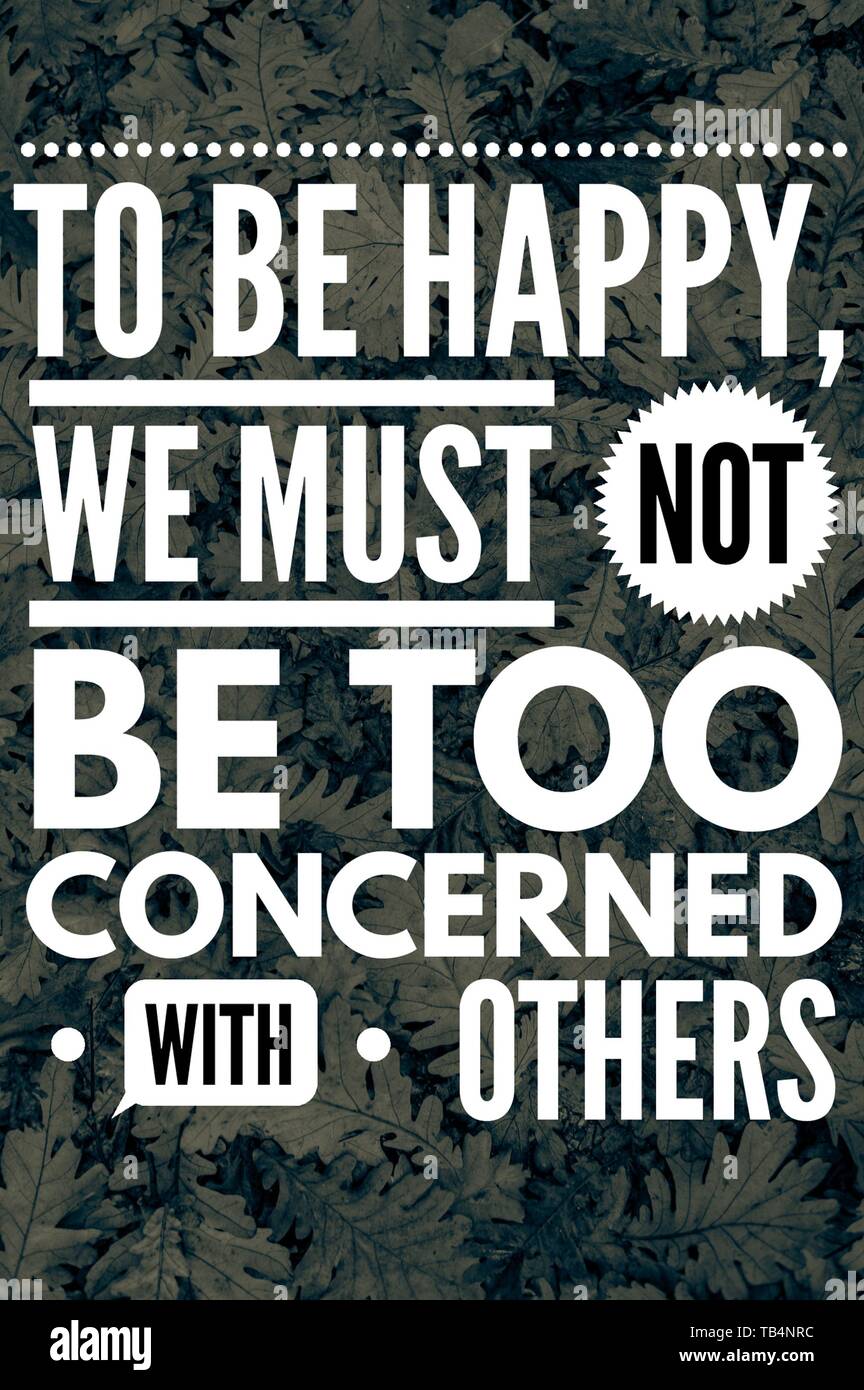 Motivational and inspiring quotes for happy life Stock Photo - Alamy