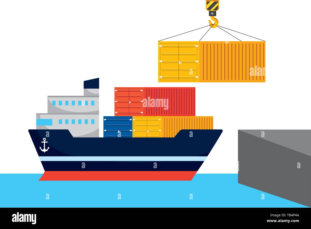 delivery tracking service shipping business logistic cartoon vector ...