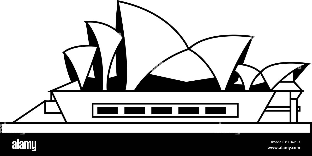 Sidney opera house Stock Vector Images - Alamy