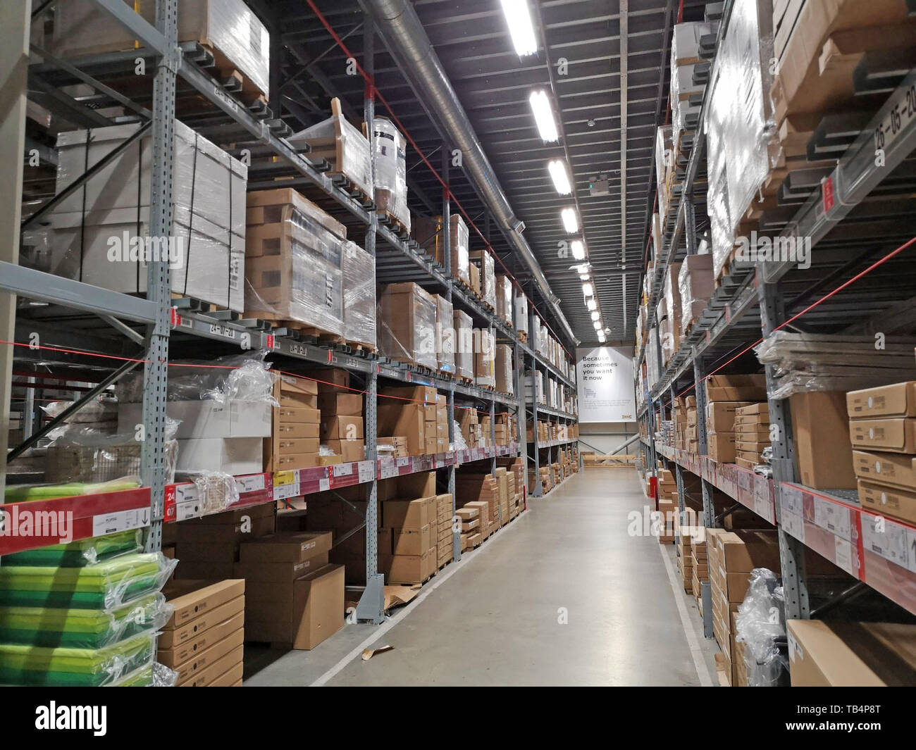 Ikea warehouse self service hi-res stock photography and images - Alamy