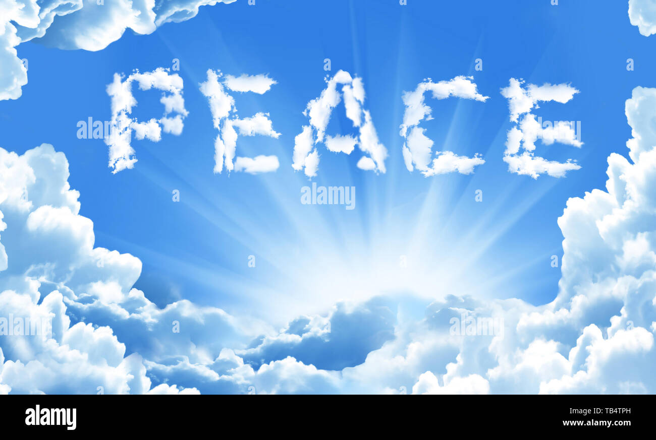 Peace word cloud hi-res stock photography and images - Alamy