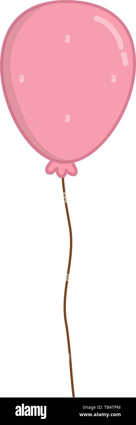 floating round shaped balloon vector illustration graphic design Stock ...