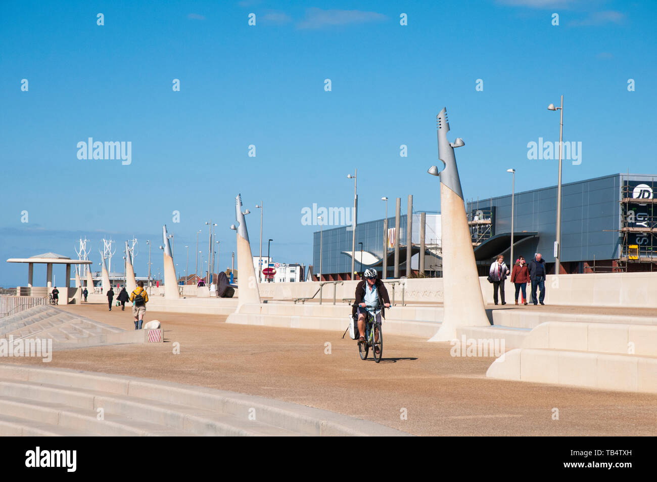 Cleveleys promenade hi-res stock photography and images - Alamy