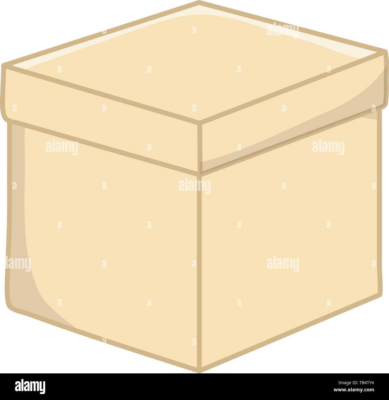 closed box icon cartoon vector illustration graphic design Stock Vector ...