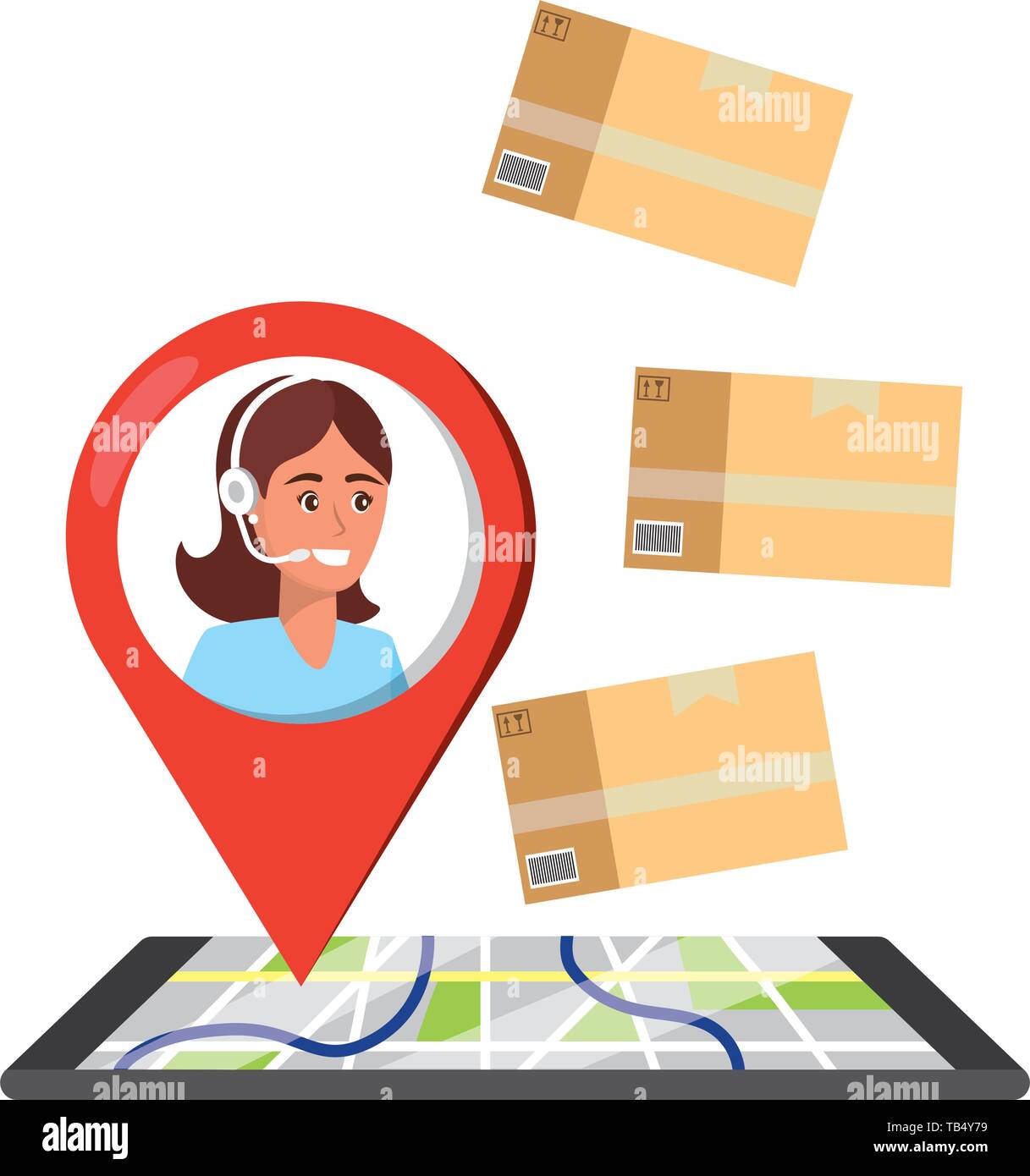 customer support logistics service tracking and delivery call center ...