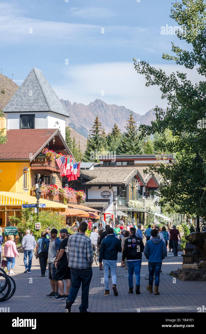 Vail Village in Vail, Colorado Stock Photo - Alamy