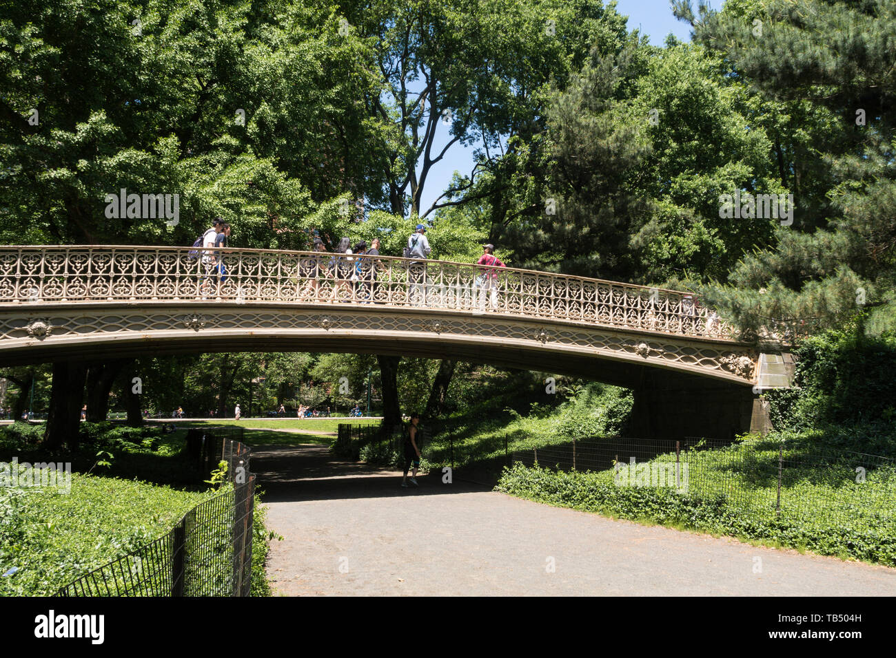 Pine Bank Bridge, Central Park, NYC Stock Photo - Alamy