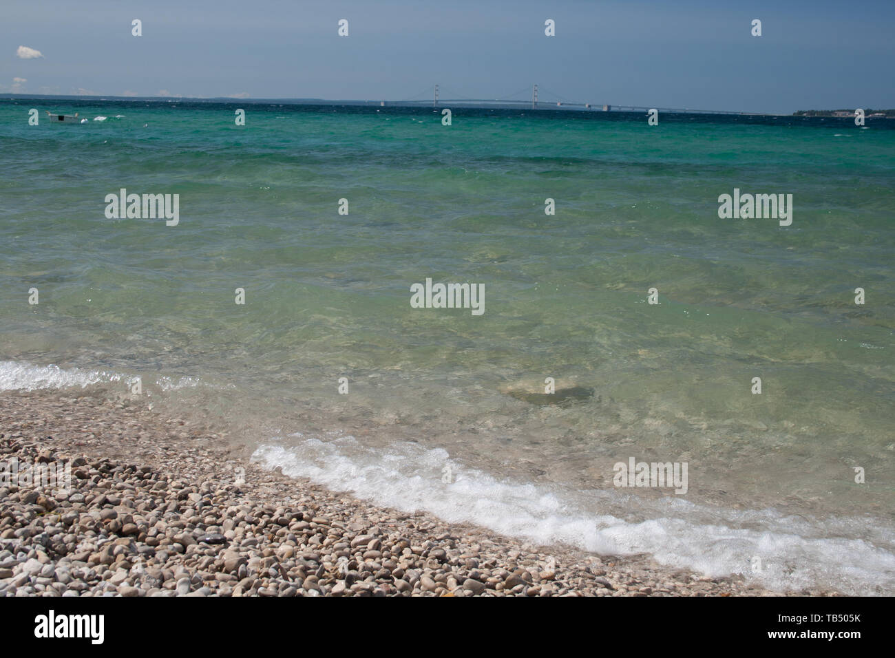 Beach, Mackinac Island, Michigan Stock Photo - Alamy