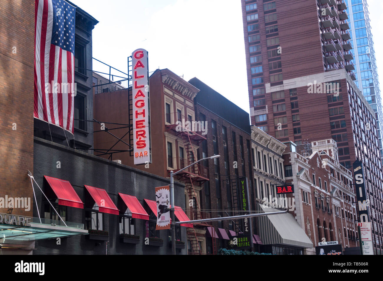 Gallaghers new restaurant york new york hi-res stock photography and ...