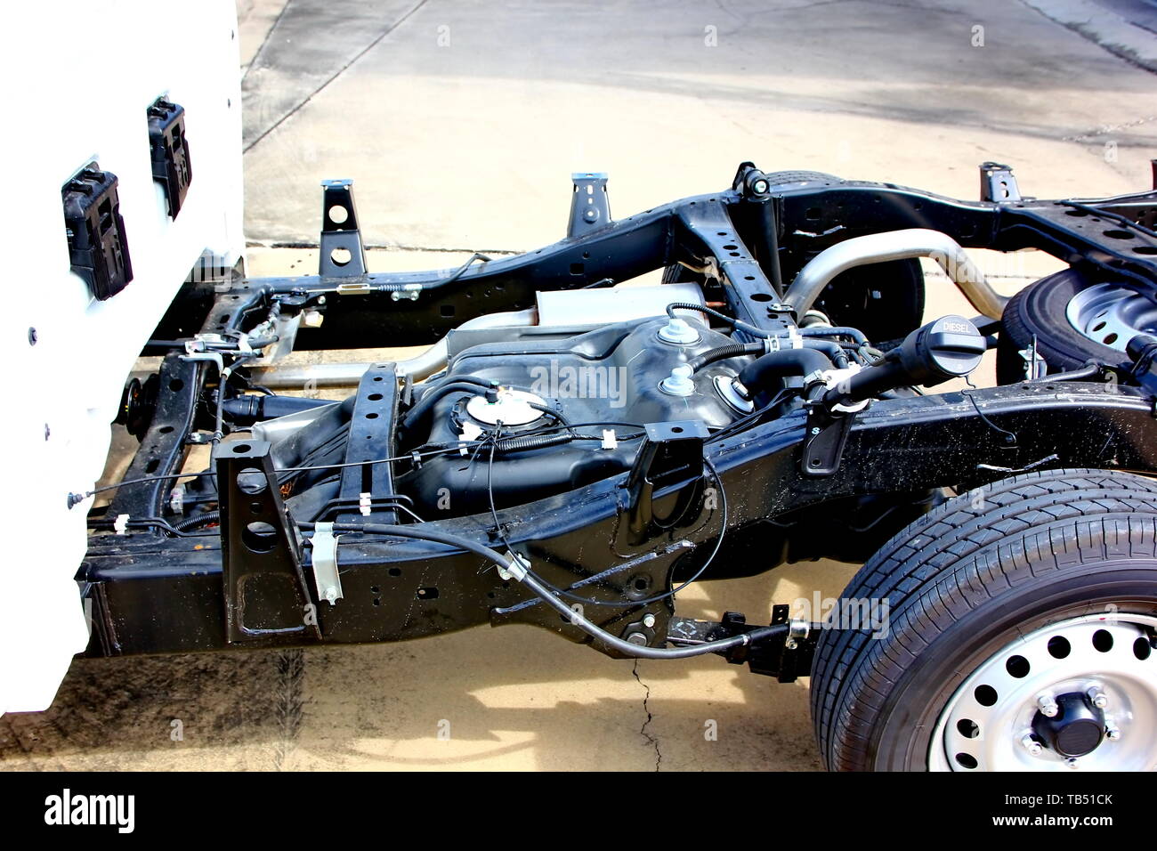 One wheel with chassis hi-res stock photography and images - Alamy