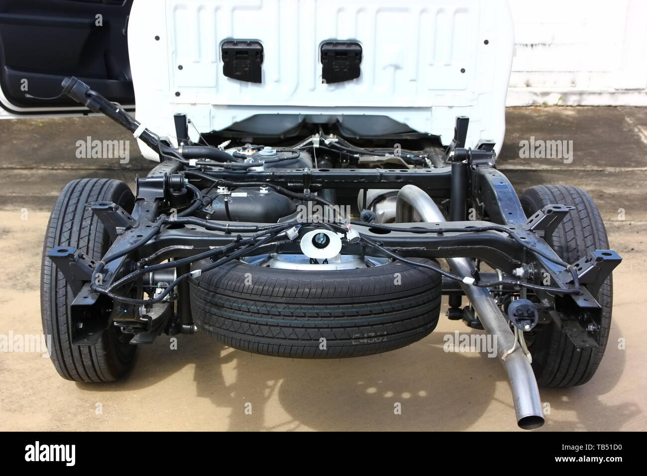 Car with platform chassis hi-res stock photography and images - Alamy