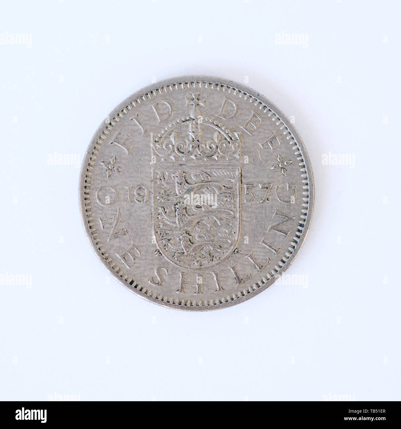 British coin shield hi-res stock photography and images - Alamy
