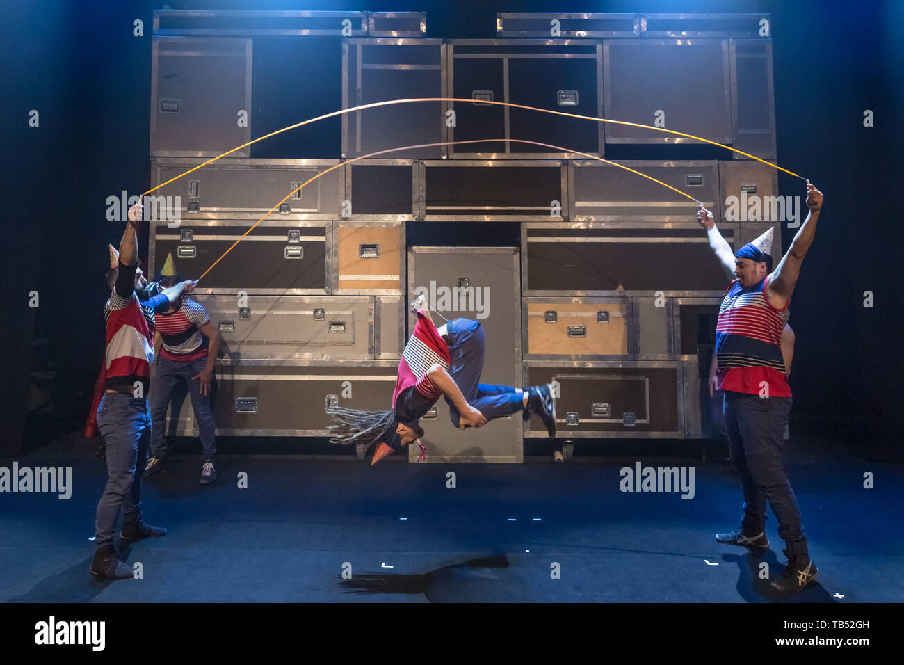 FLIP Fabrique perform Transit. Renowned circus troupe from Canada ...