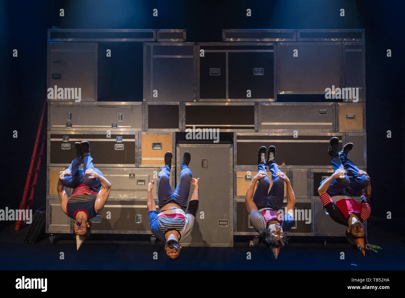 FLIP Fabrique perform Transit. Renowned circus troupe from Canada ...