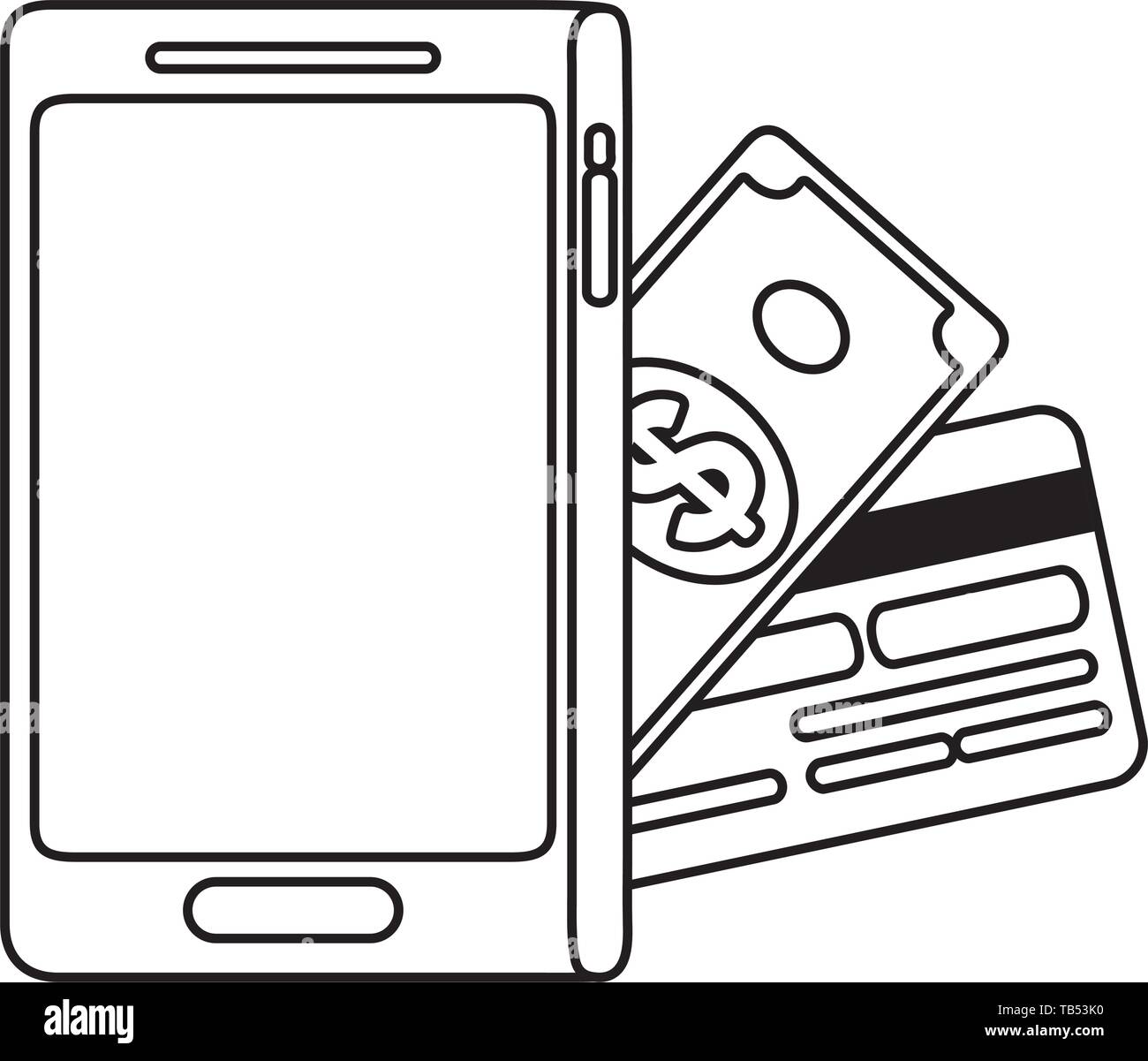 Smartphone design, Store shopping online ecommerce media market and ...