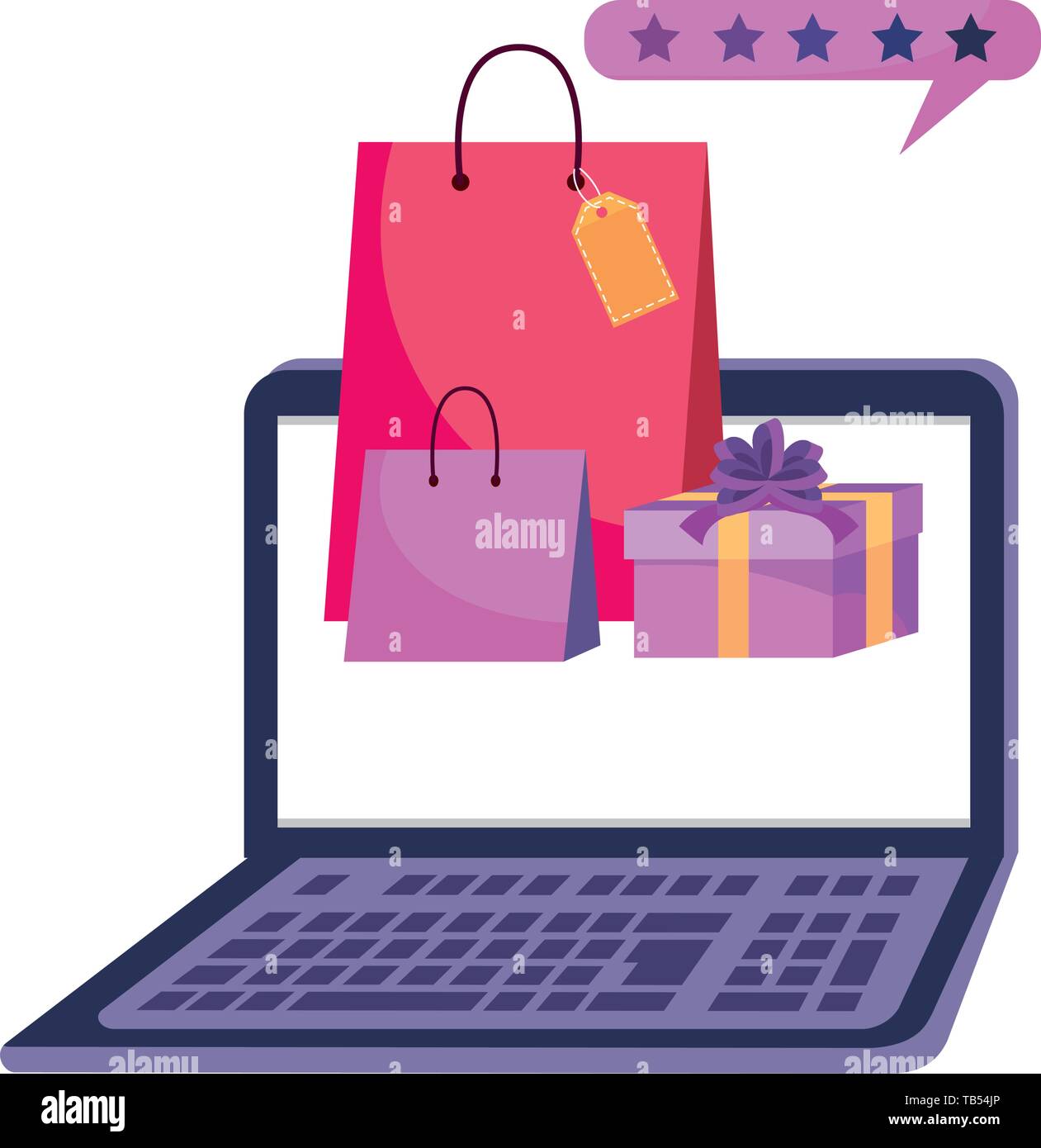 Laptop design, Store shopping online ecommerce media market and ...