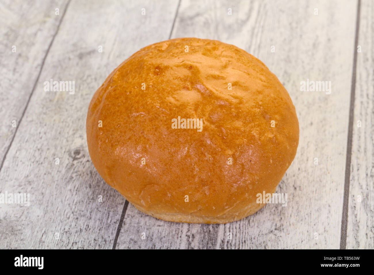 Fresh hot Bun for burger Stock Photo - Alamy
