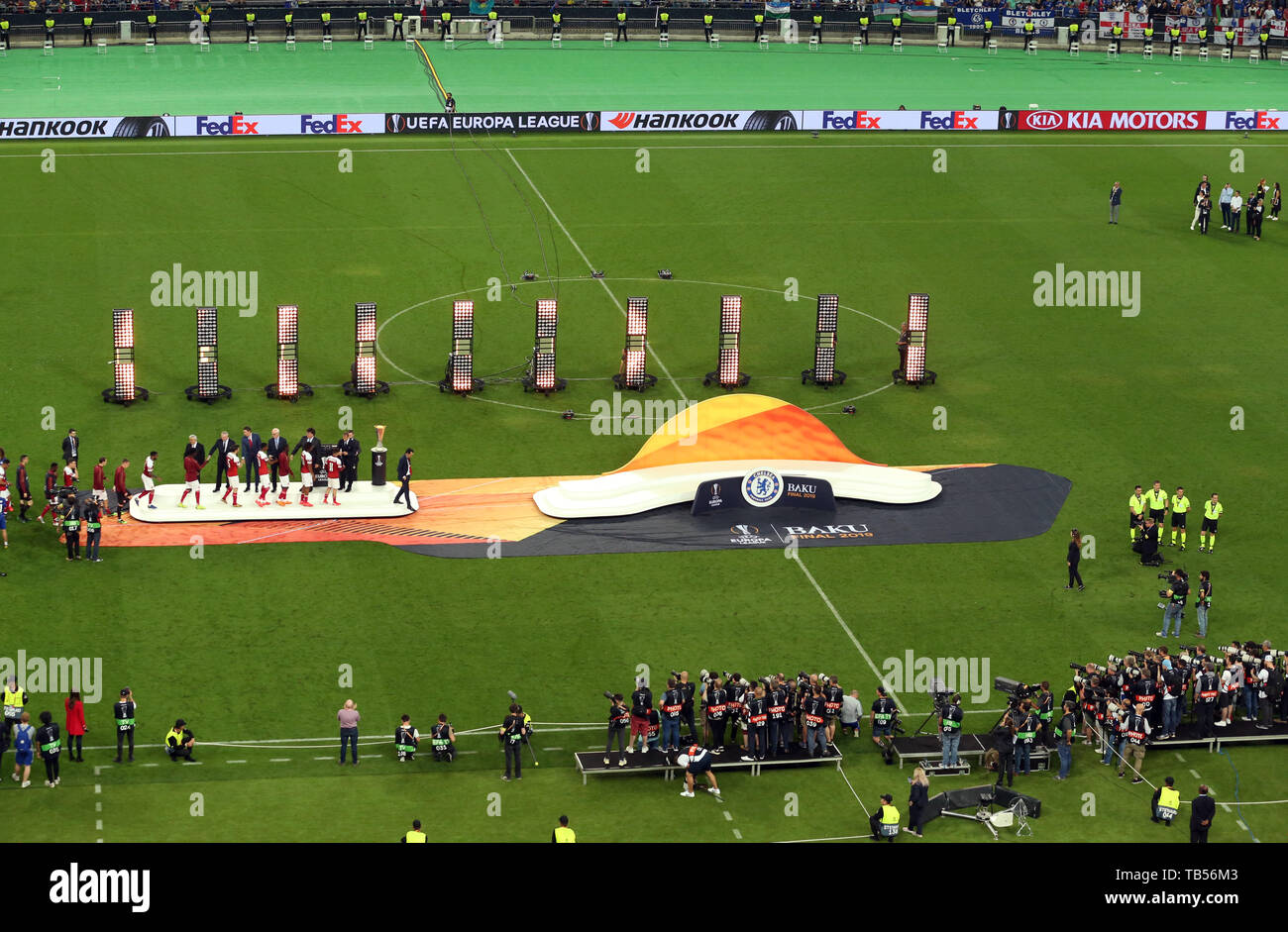 Runners up medals following uefa europa league final olympic stadium hi ...