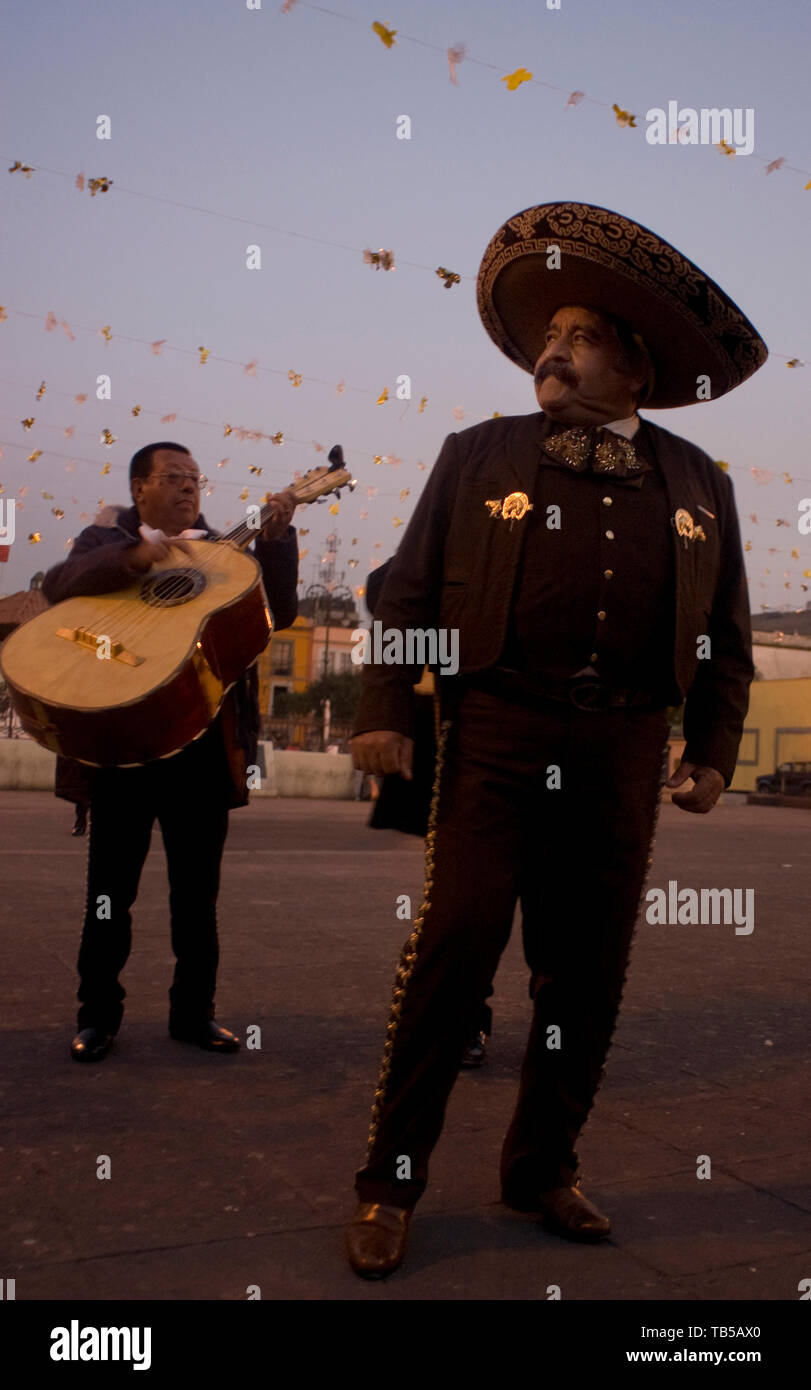 Ismael Gutierrez and his Mariachi band preform in Plaza Garibaldi where ...
