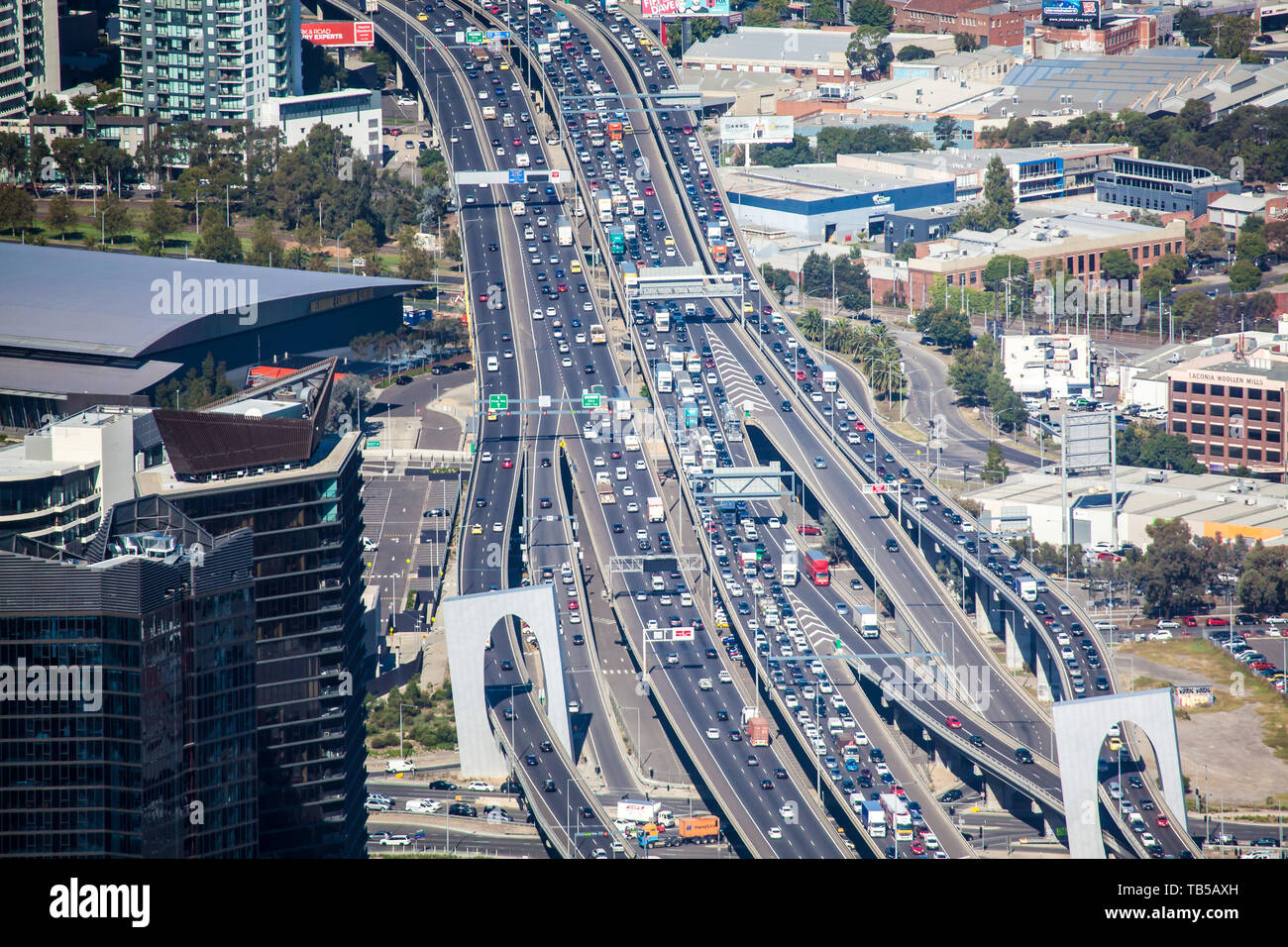 Melbourne roads hi-res stock photography and images - Alamy