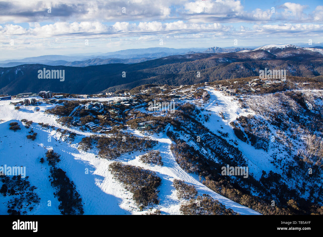 Mount Buller ski fields in Victoria after record snow falls, Australia ...