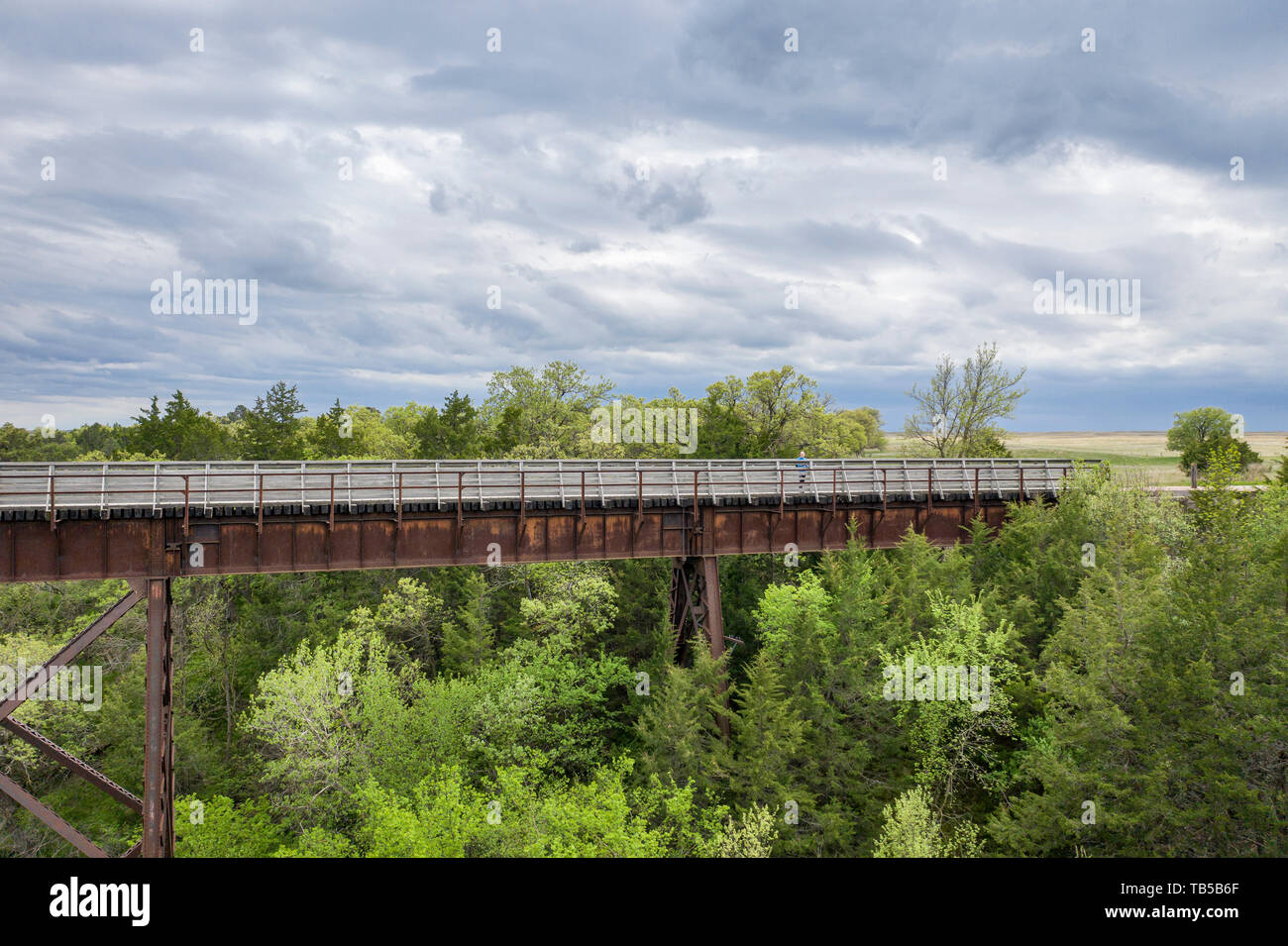 multi-use recreational Cowboy Trail in northern Nebraska - a long ...
