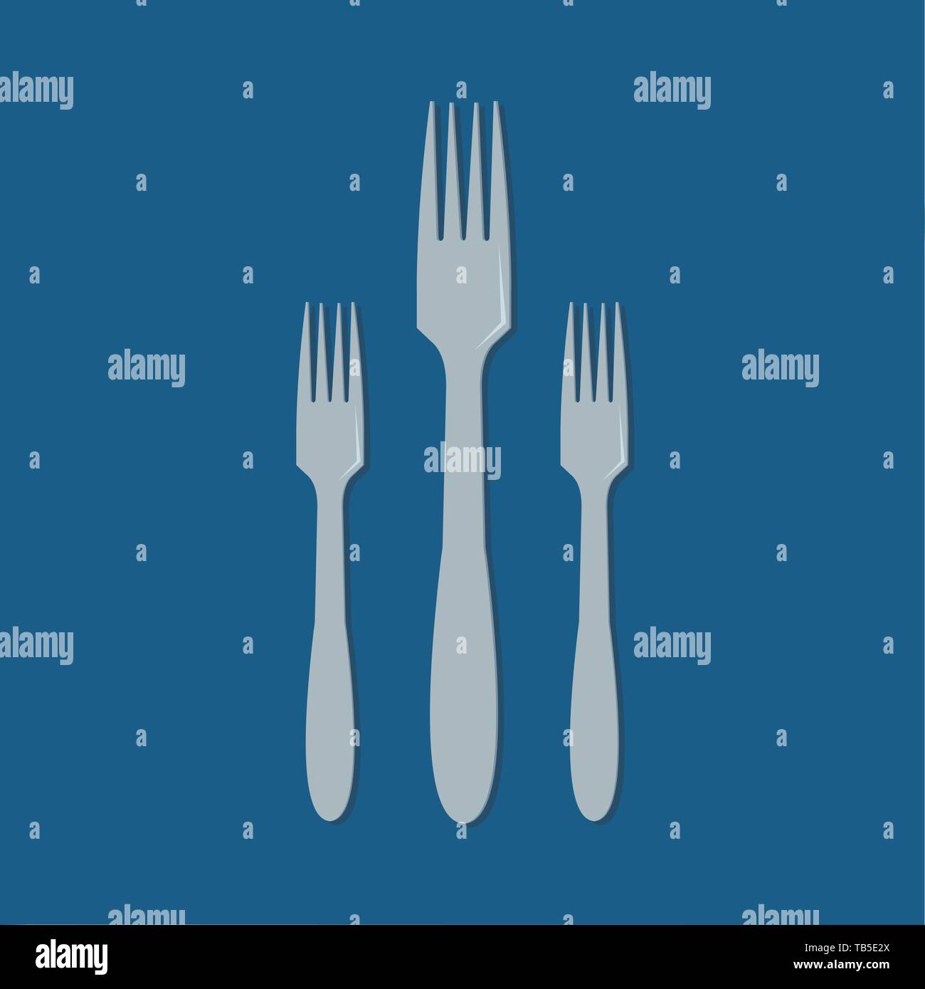 fork vector symbol illustration Stock Vector Image & Art - Alamy