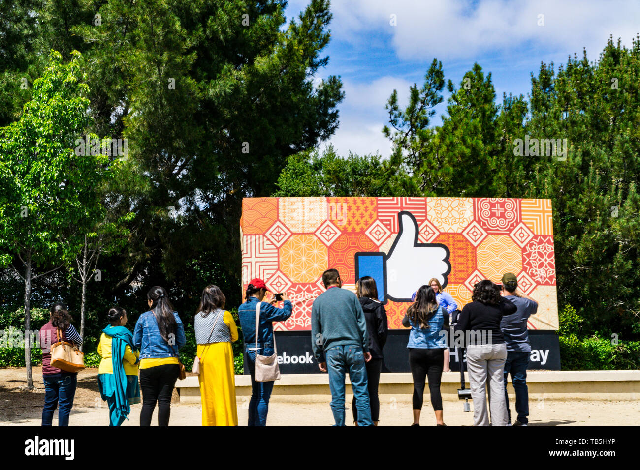 Facebook Headquarters in Menlo Park California Silicon Valley ...