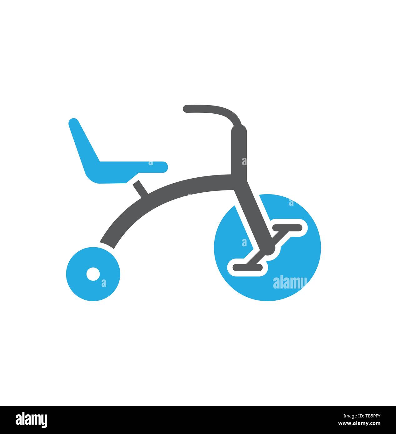 Bicycle icon on background for graphic and web design. Simple vector ...
