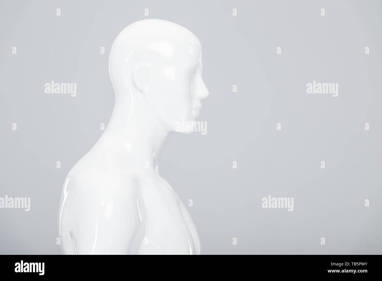 White plastic mannequin figure hi-res stock photography and images - Alamy