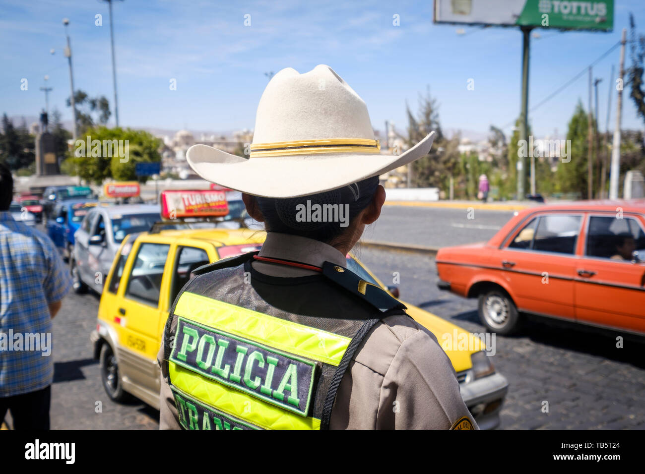 Traffic police peru hi-res stock photography and images - Alamy