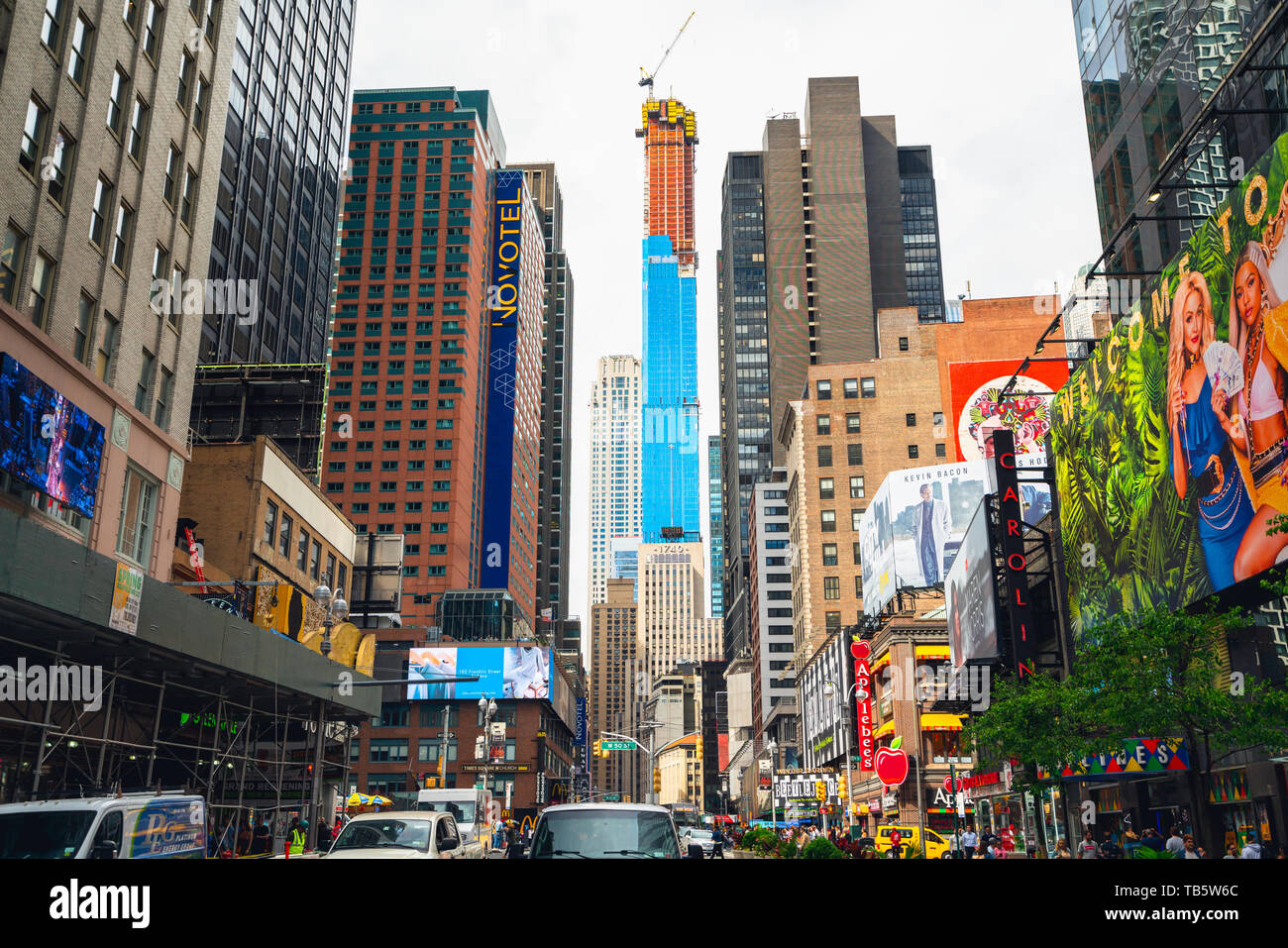 Times Square is an Iconic Street of New York City. Street View, Neon ...