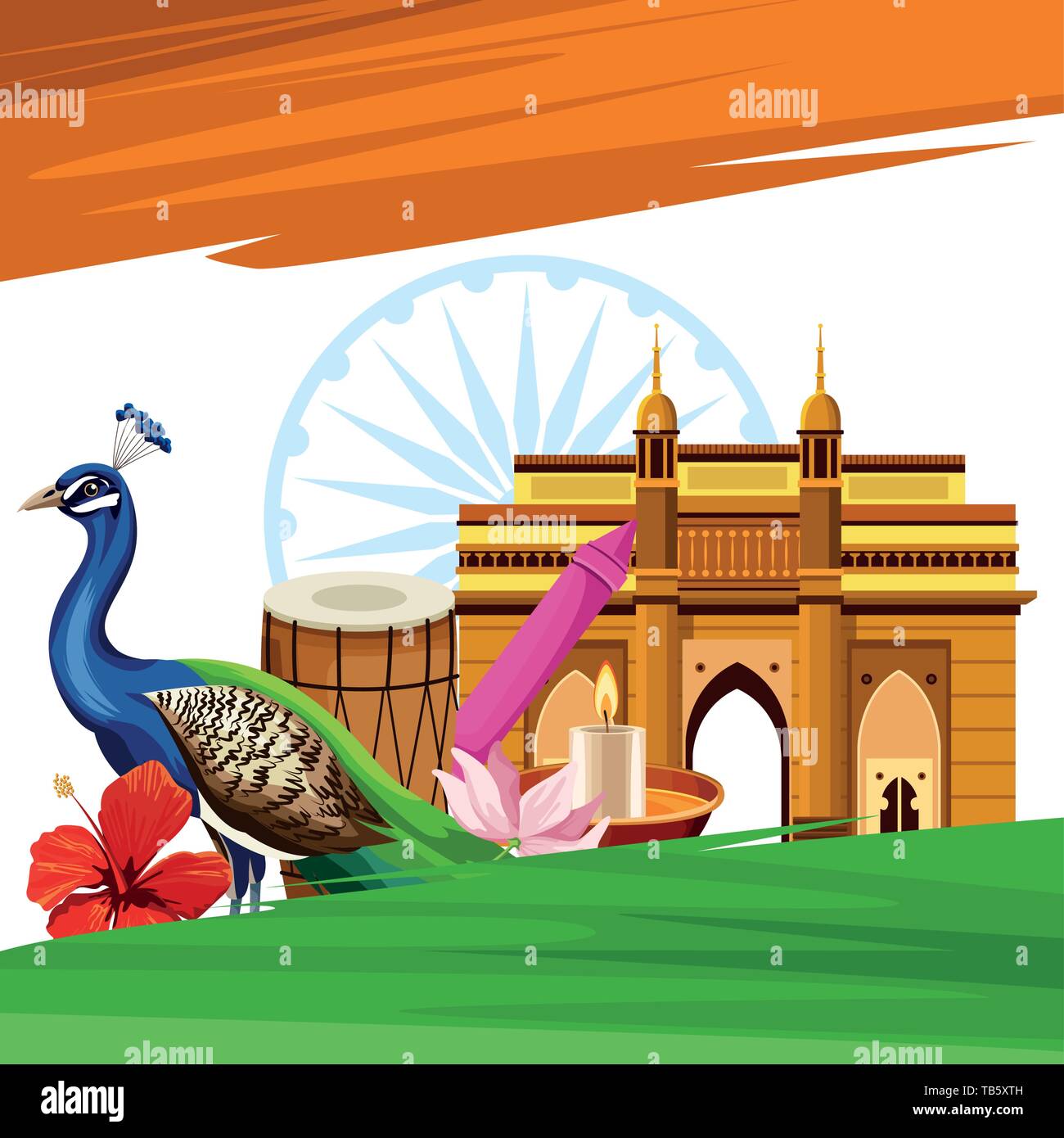 India travel and tourism card Stock Vector Image & Art - Alamy