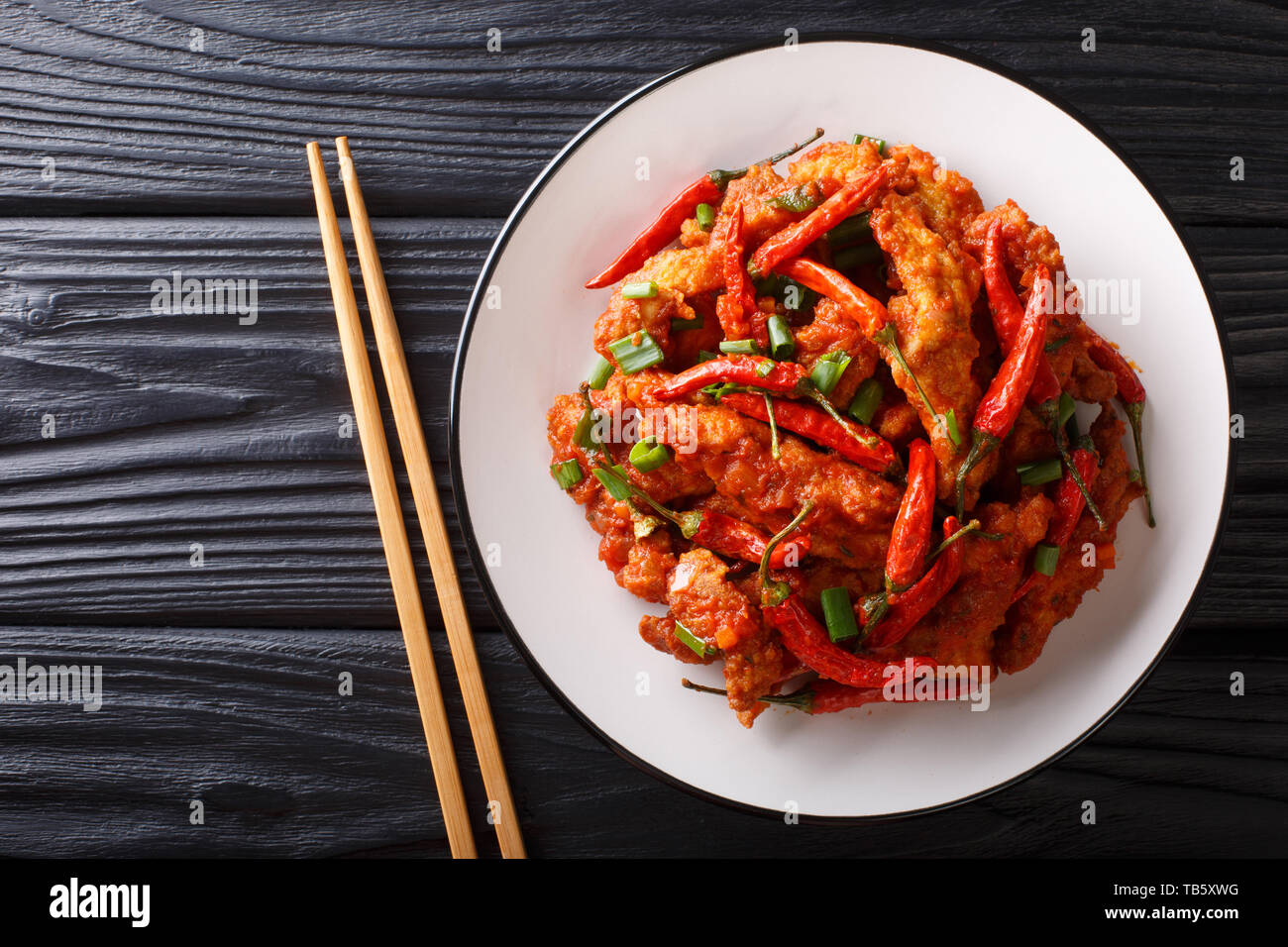 Schezwan chicken or szechuan chicken is a popular appetizer from the ...