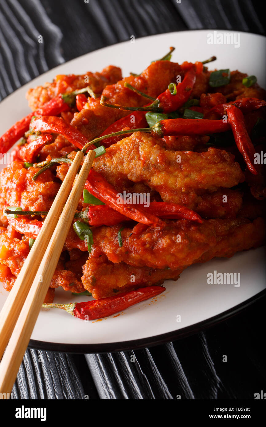 Schezwan chicken or szechuan chicken is a popular appetizer from the ...