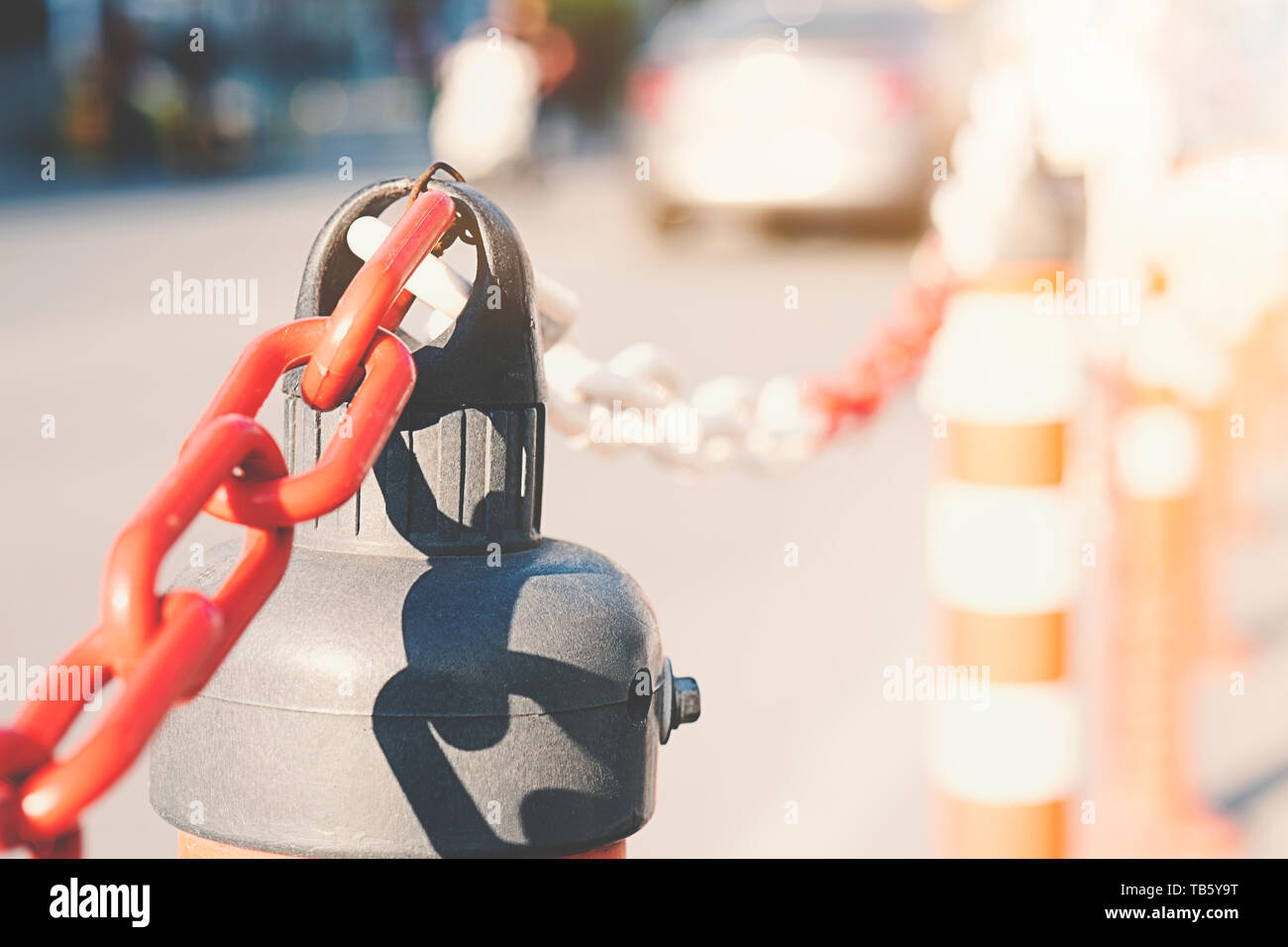 No entry cone hi-res stock photography and images - Alamy