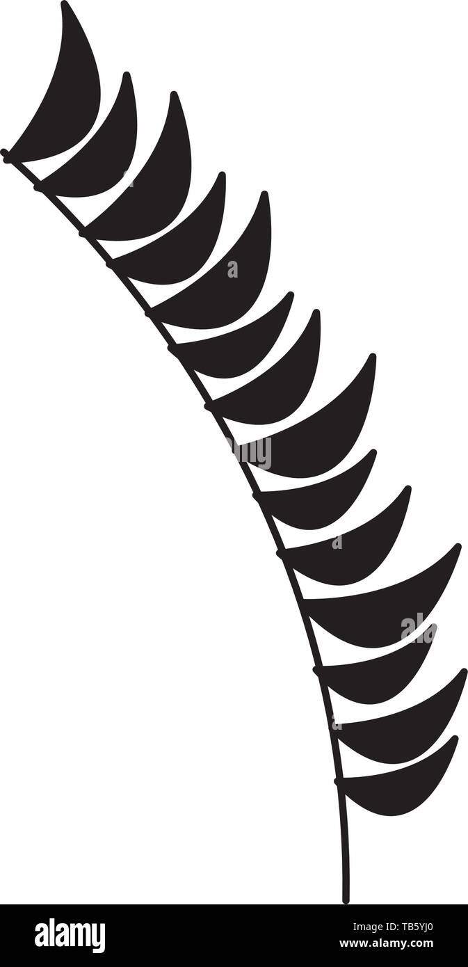 branch leaves foliage outline Stock Vector Image & Art - Alamy