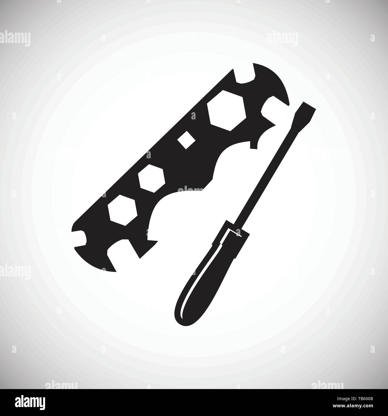 Bicycle tool icon on background for graphic and web design. Simple ...