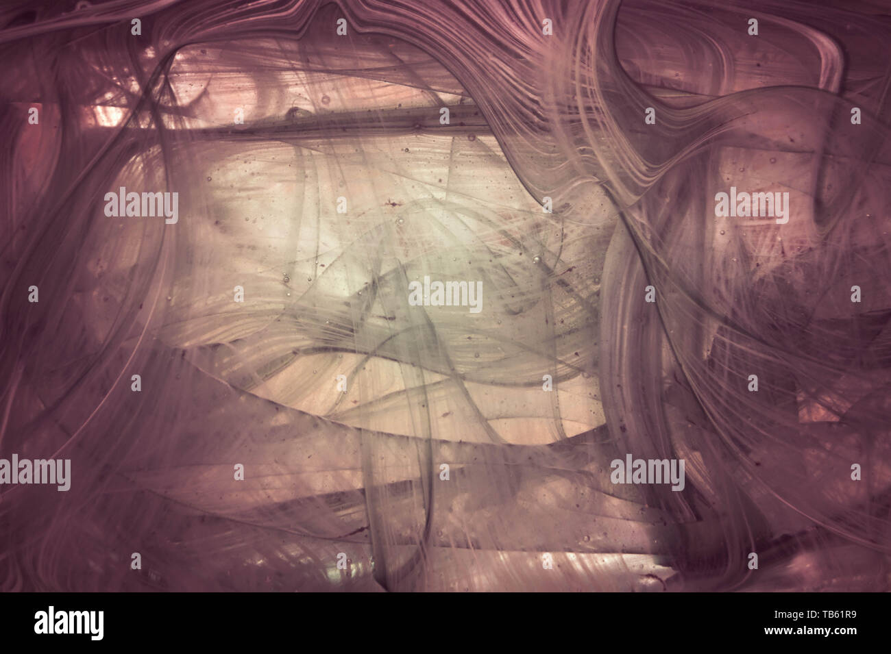 Abstract art with emulsions of oil paint in water Stock Photo - Alamy