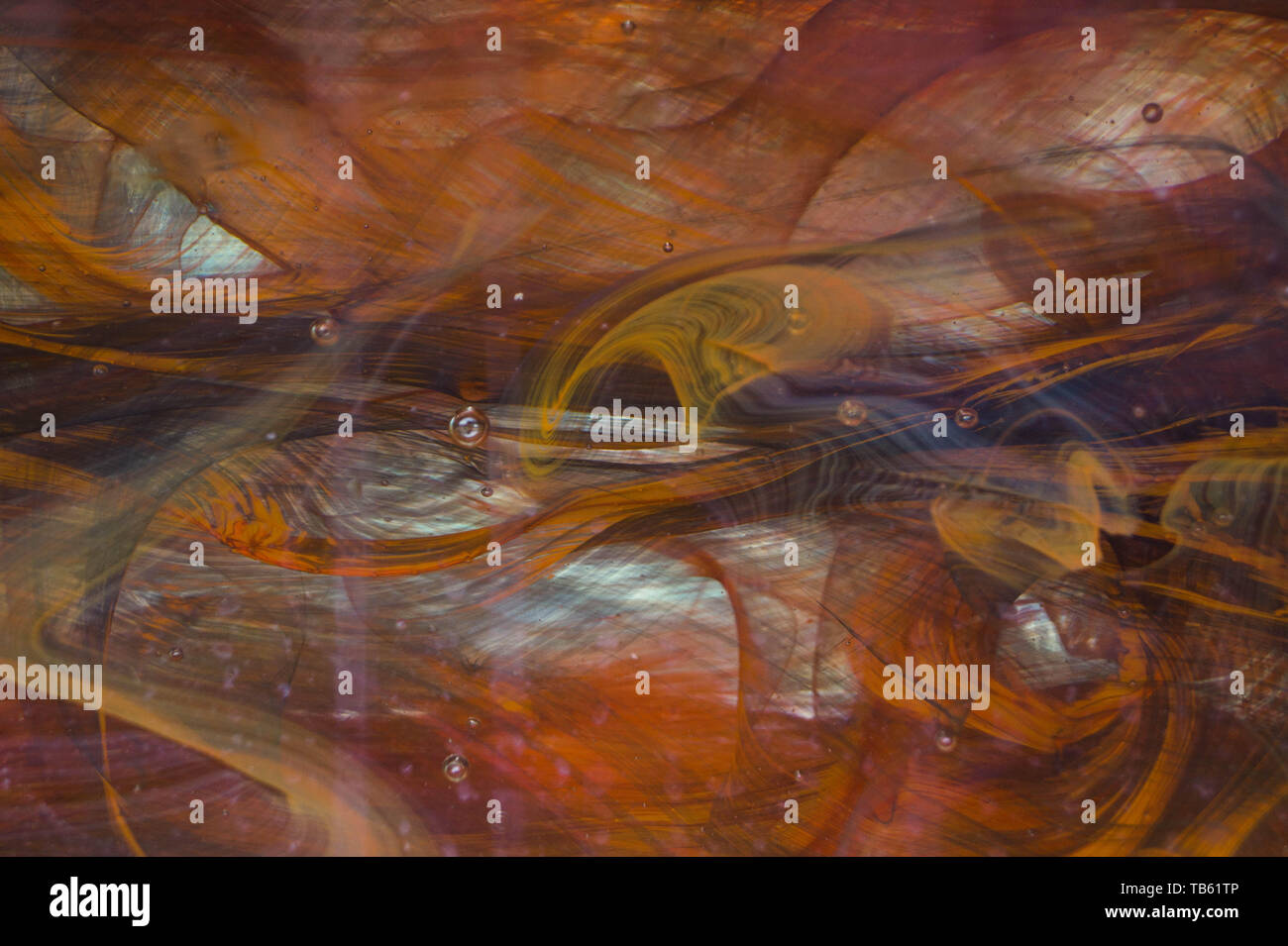 Abstract art with emulsions of oil paint in water Stock Photo - Alamy