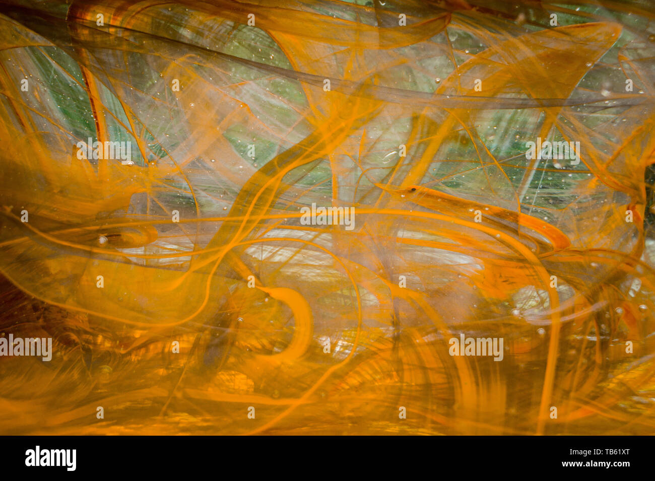 Abstract art with emulsions of oil paint in water Stock Photo - Alamy